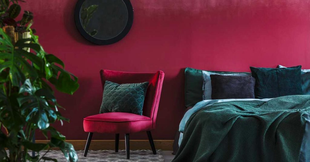 Colore bordeaux: arredare casa con un tocco di eleganza